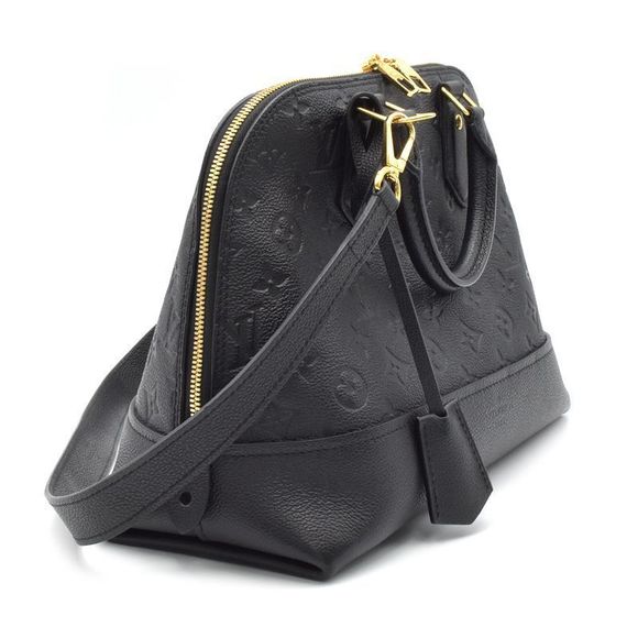 Louis Vuitton | Bags | Louis Vuitton Noir Monogram Alma Pm Empreinte ...